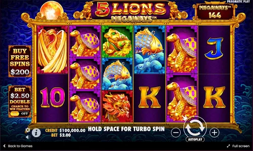 Official 5 lions megaways - Play Securely